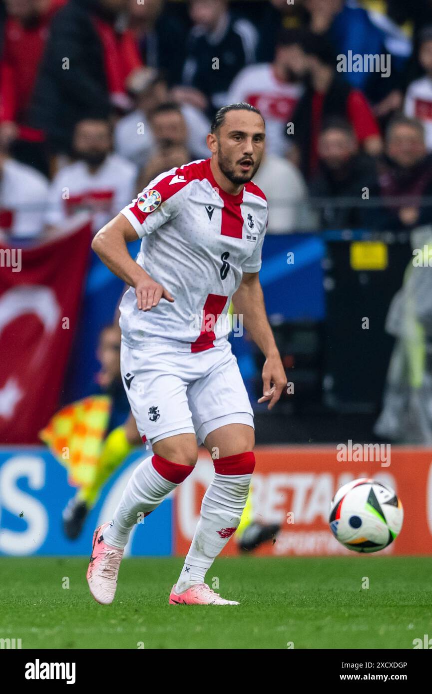 Giorgi Kochorashvili (Georgia) during the UEFA Euro Germany 2024 match ...