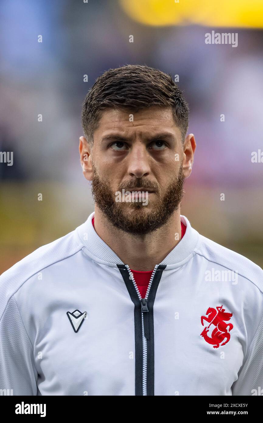 Lasha Dvali (Georgia) during the UEFA Euro Germany 2024 match between ...