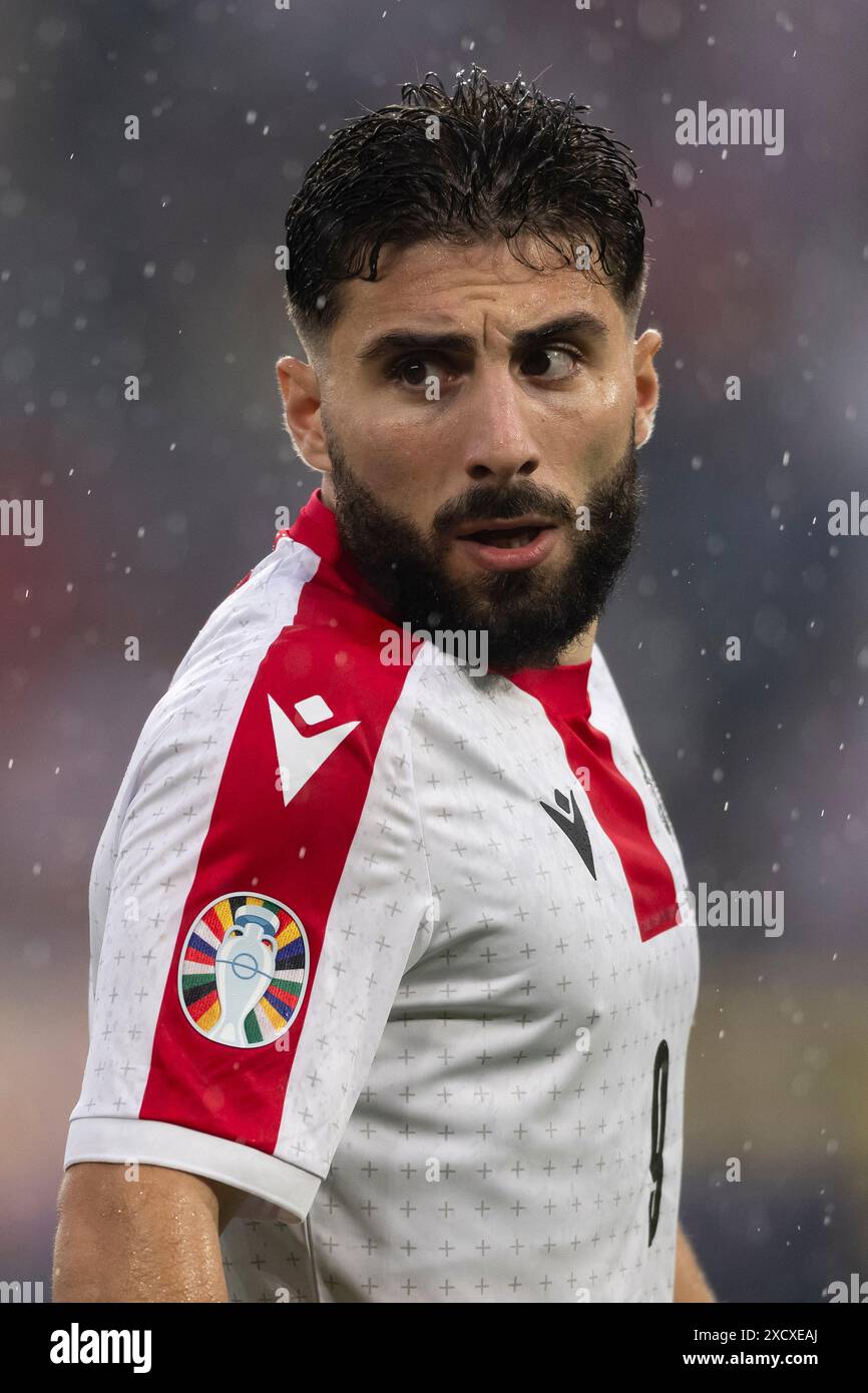Zuriko Davitashvili (Georgia) during the UEFA Euro Germany 2024 match ...
