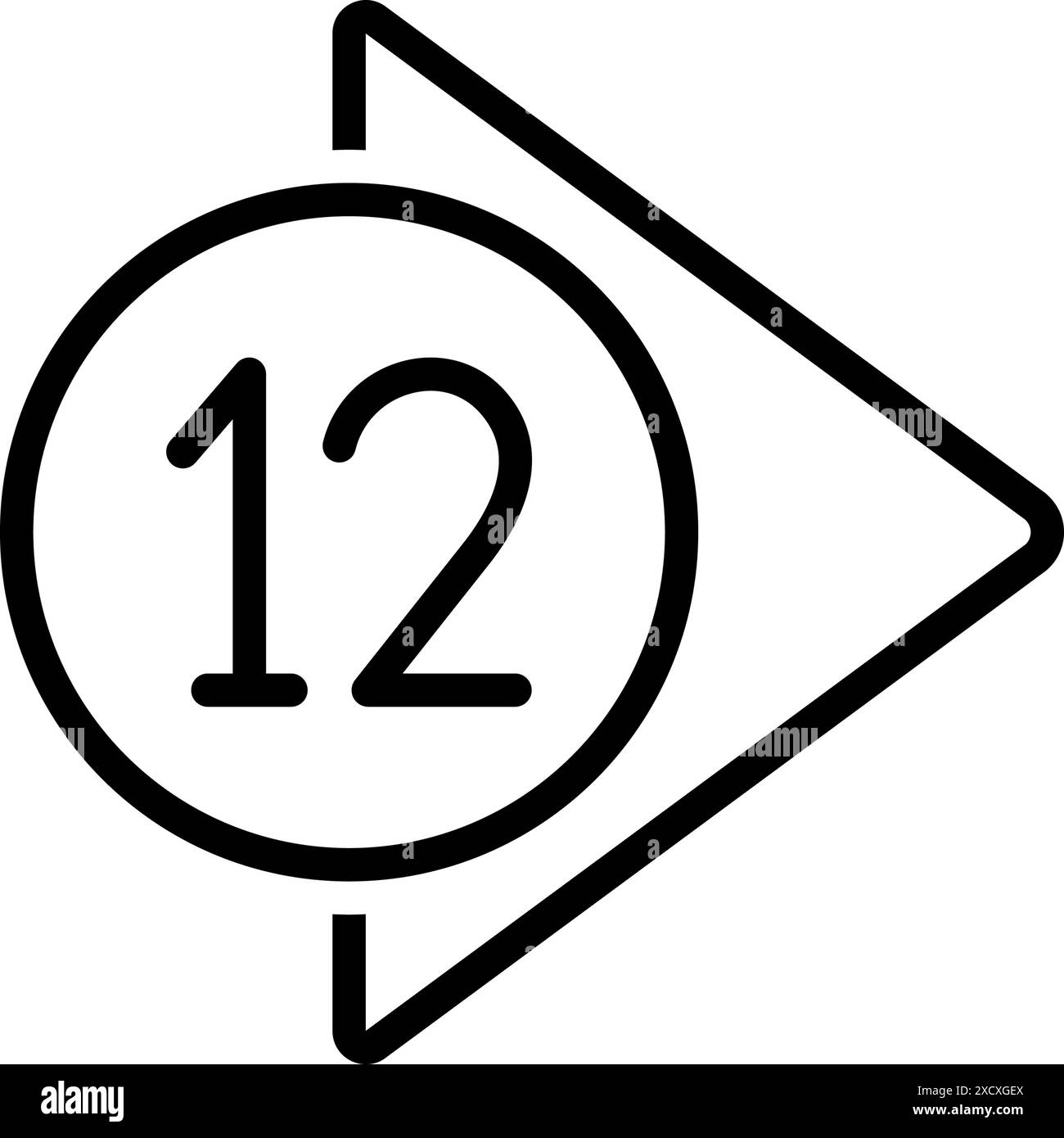 Icon For Number Enumeration Stock Vector Image And Art Alamy
