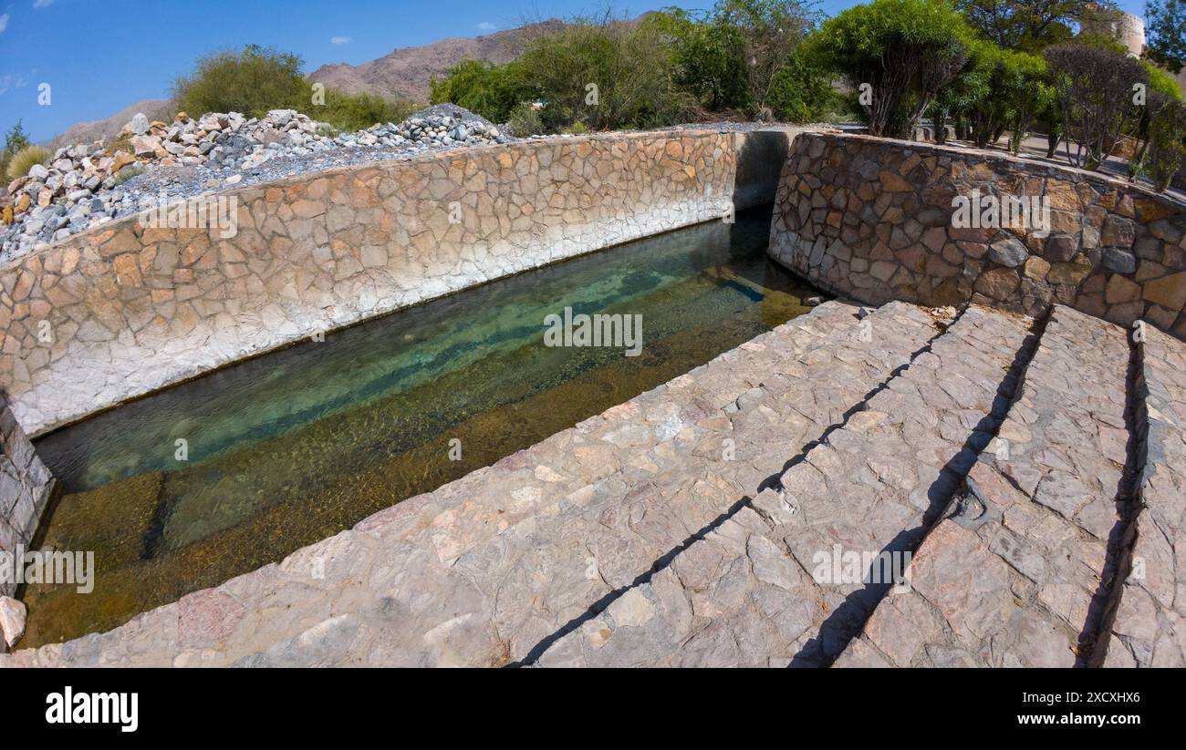 Photography of old traditional irrigation system in Nizwah, Oman during ...