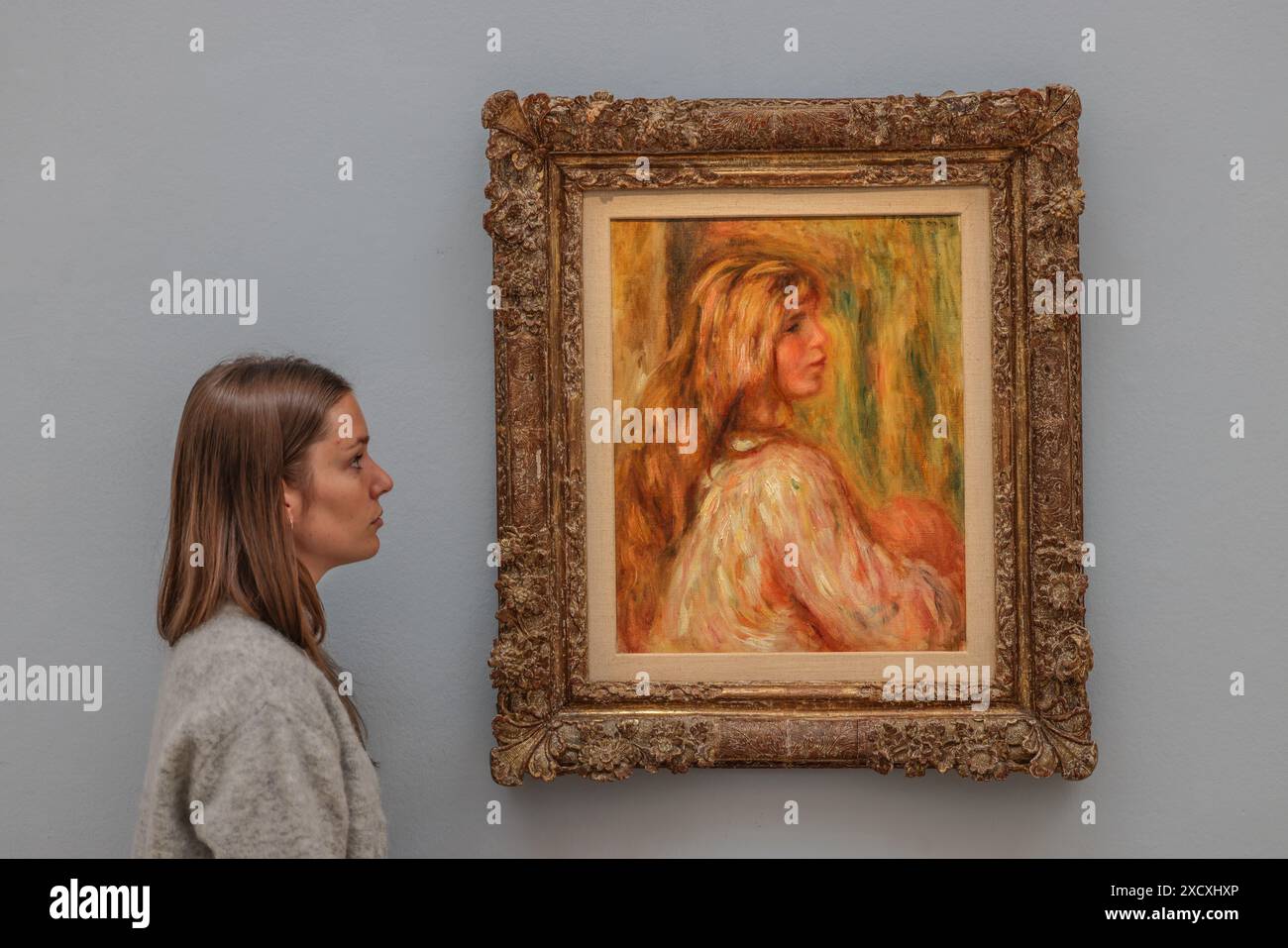 Sothebys London 19 June 2024 Pierre-Auguste Renoir Jeune fille aux ...