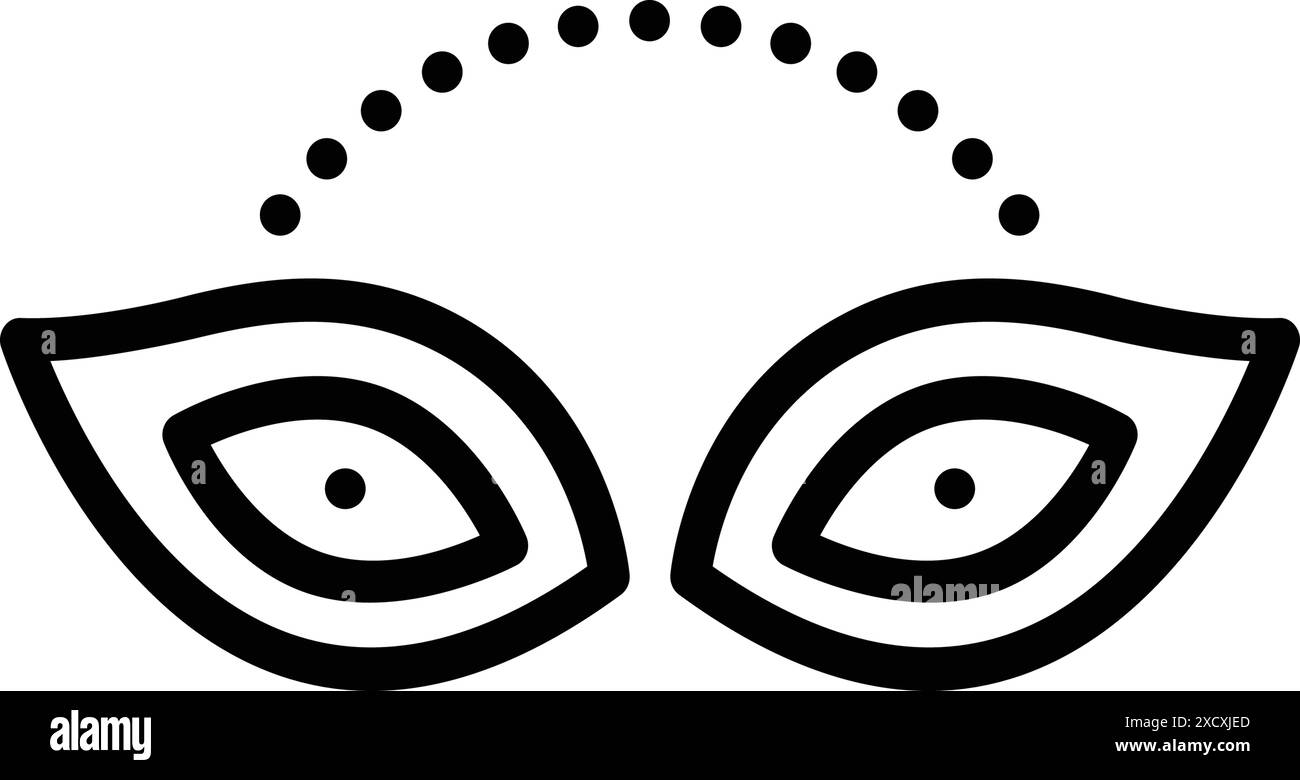 Icon for stare,gaze Stock Vector Image & Art - Alamy