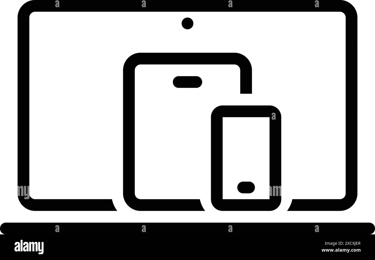 Icon for device,desktop Stock Vector Image & Art - Alamy