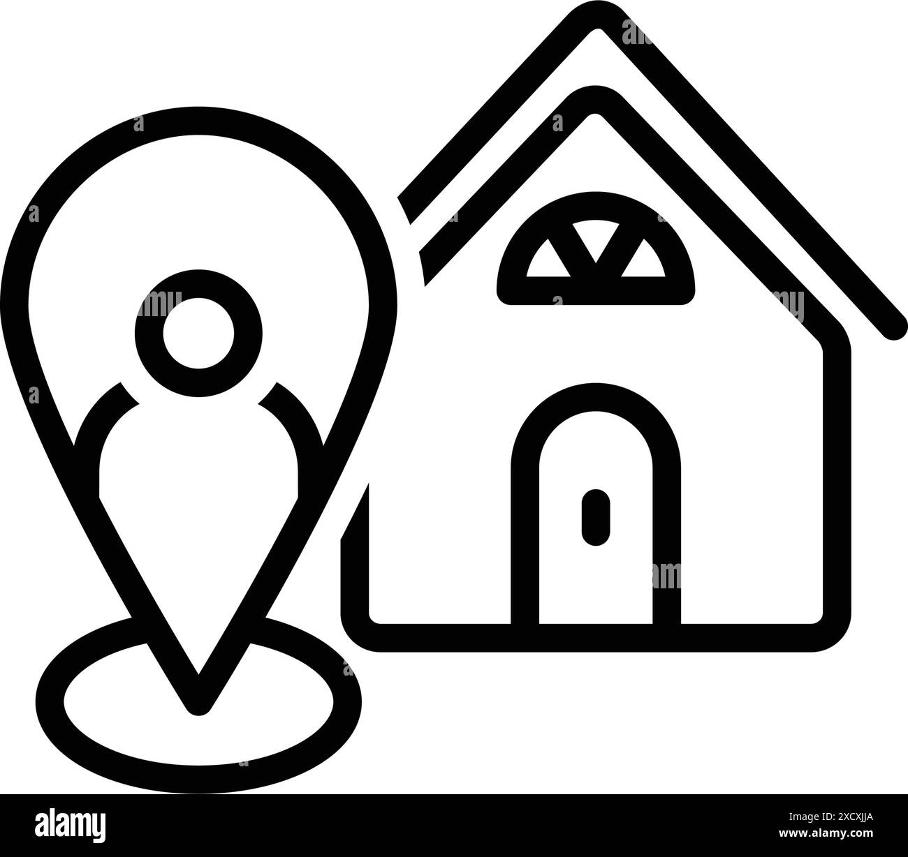 Neighborhood symbol Black and White Stock Photos & Images - Alamy