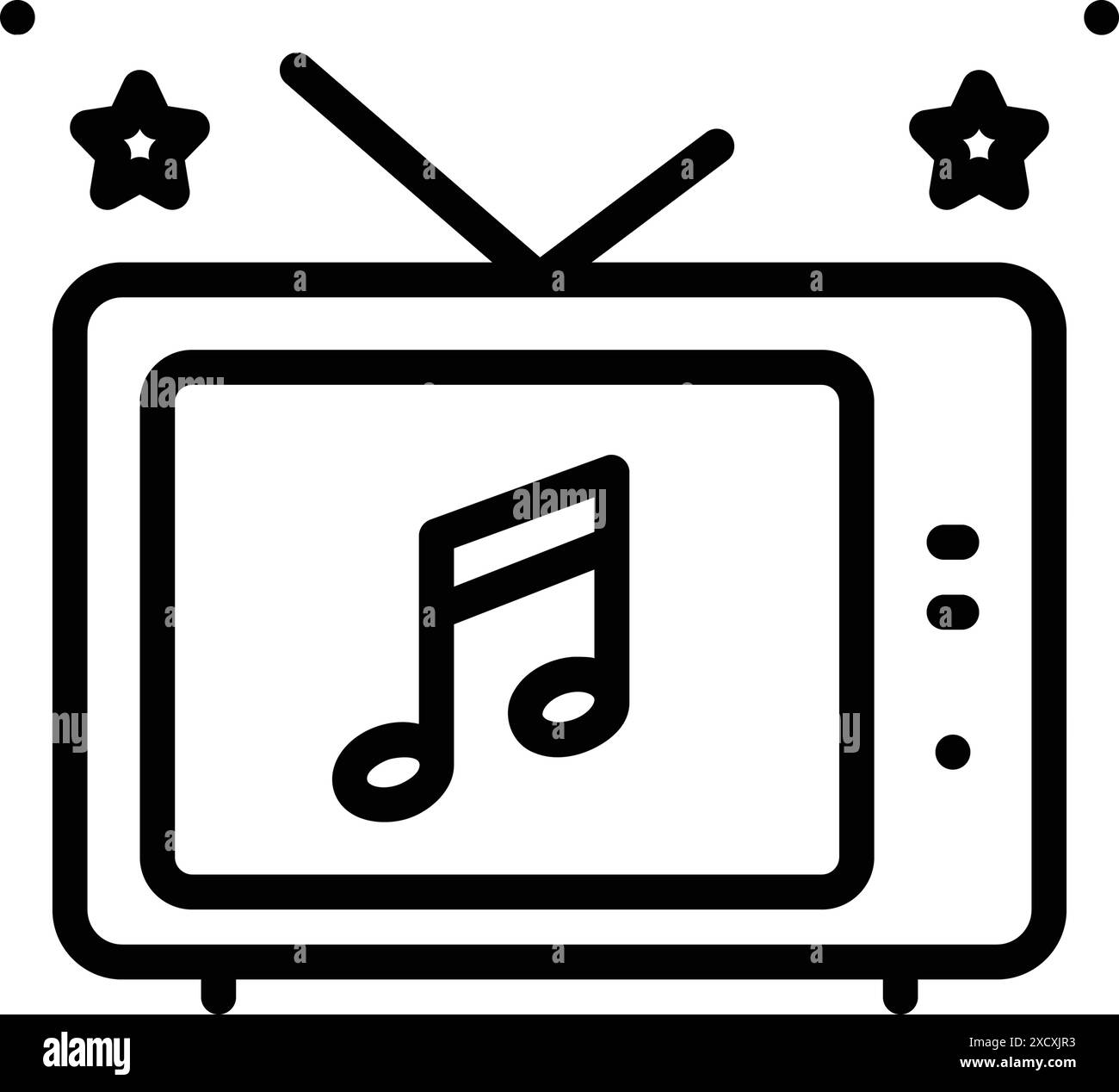 Entertainment television Stock Vector Images - Alamy