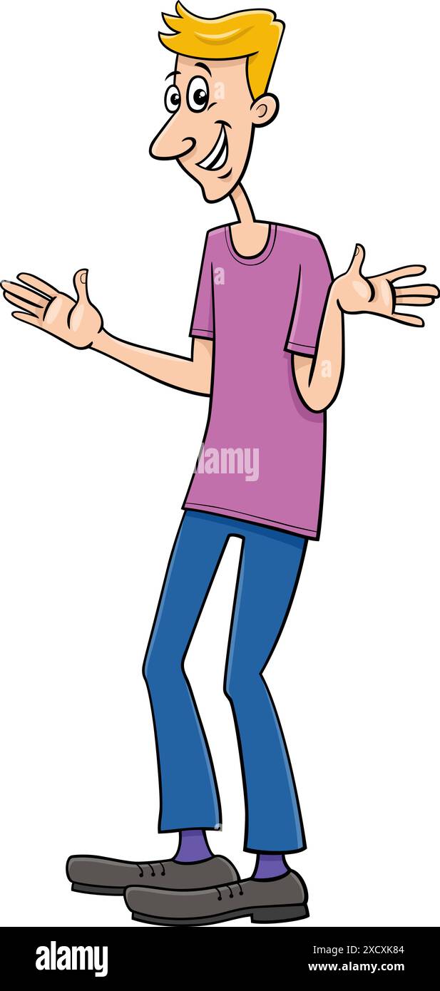 Comic art guy Stock Vector Images - Alamy