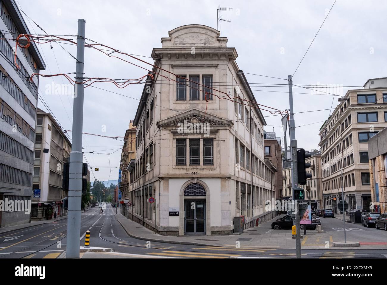 A typical residential building in Geneva, Switzerland, on 21 May 2023 ...