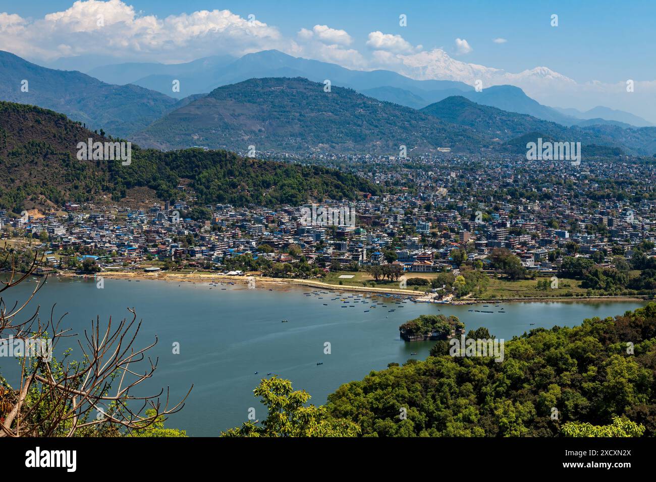 Pokhara lake city hi-res stock photography and images - Alamy