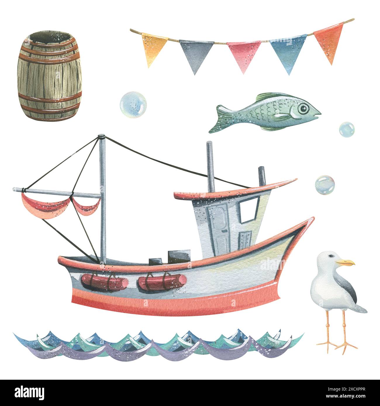 Barrel sail Cut Out Stock Images & Pictures - Alamy