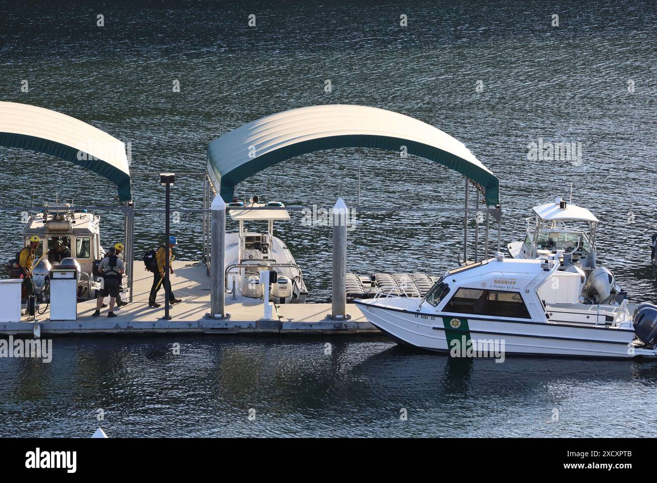 Santa Barbara, California, USA. 18th June, 2024. Post Fire Firemen had ...