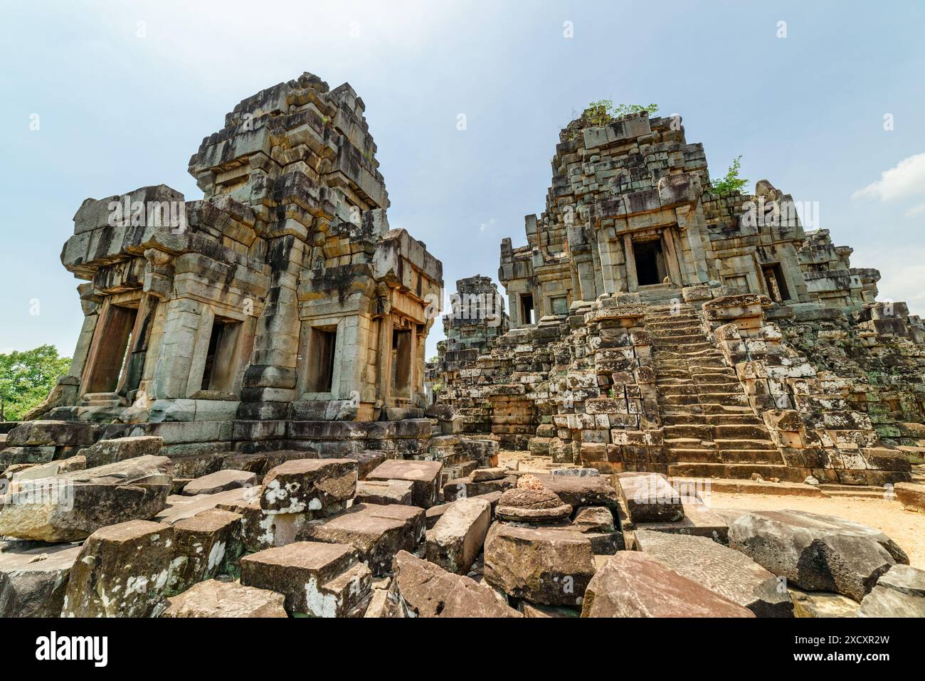 Mysterious Ta Keo temple in amazing Angkor, Siem Reap, Cambodia. Angkor ...