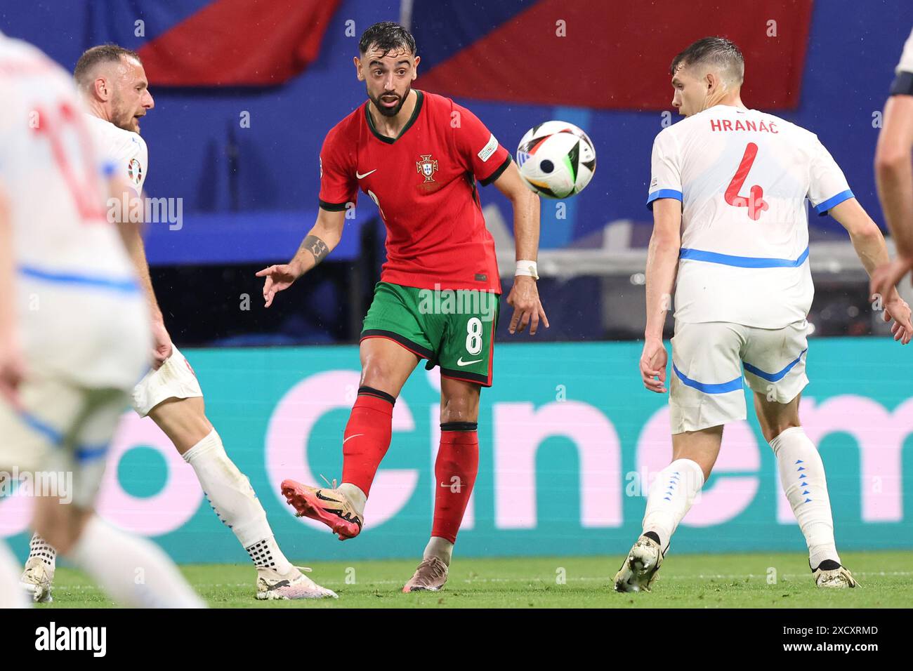 LEIPZIG, GERMANY - JUNE 18: Bruno Fernandes of Portugal during the ...