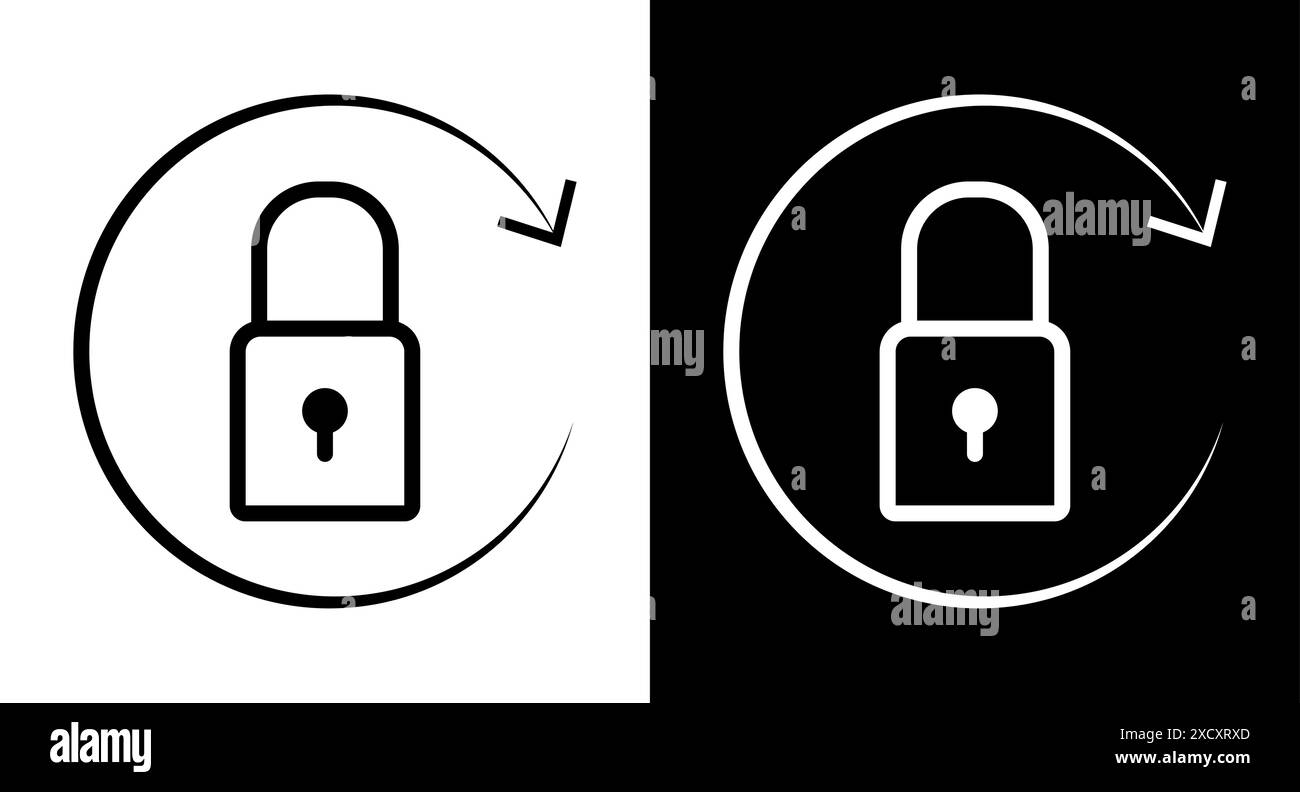 Reset Password Icon For Web Ui Mobile Apps Reset Password Icon Sign Symbol Stock Vector Image