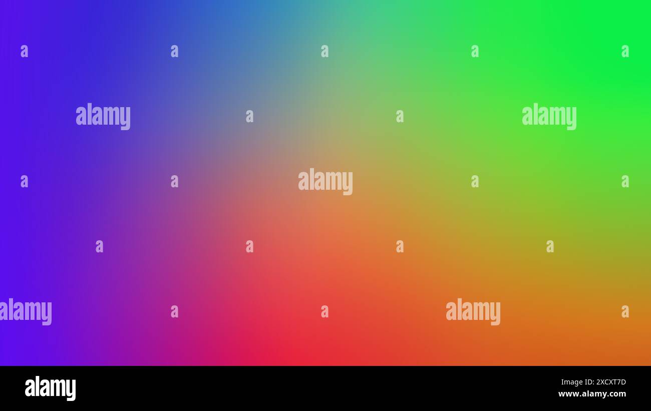 Bright rainbow gradient background. Various diagonal strip spots ...