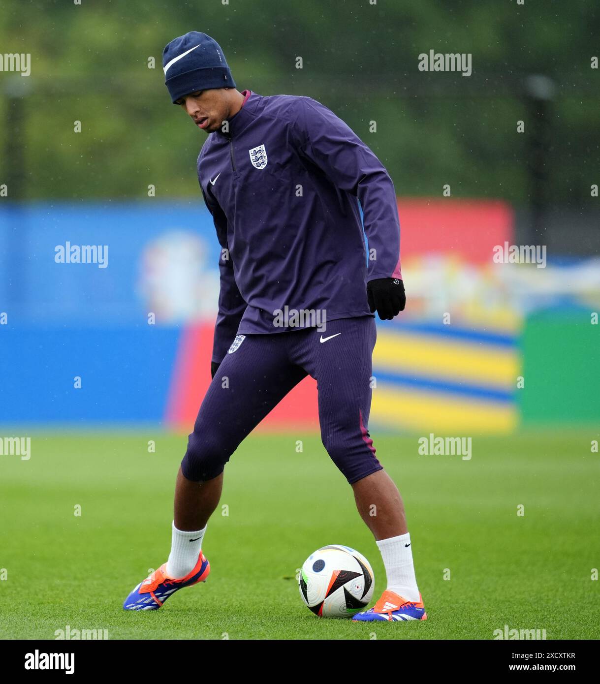 England's Jude Bellingham during a training session at the Spa & Golf ...