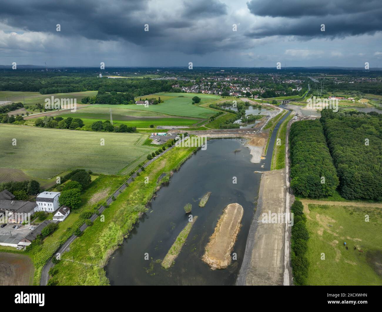 Dortmund / Castrop-Rauxel, North Rhine-Westphalia, Germany - River ...