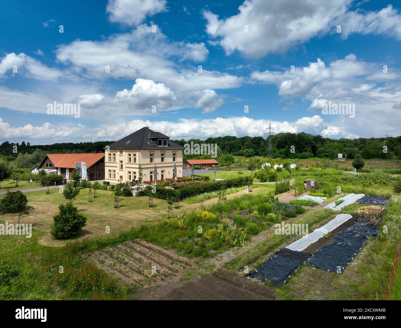 Castrop-Rauxel, North Rhine-Westphalia, Germany - Hof Emscher-Auen, the ...