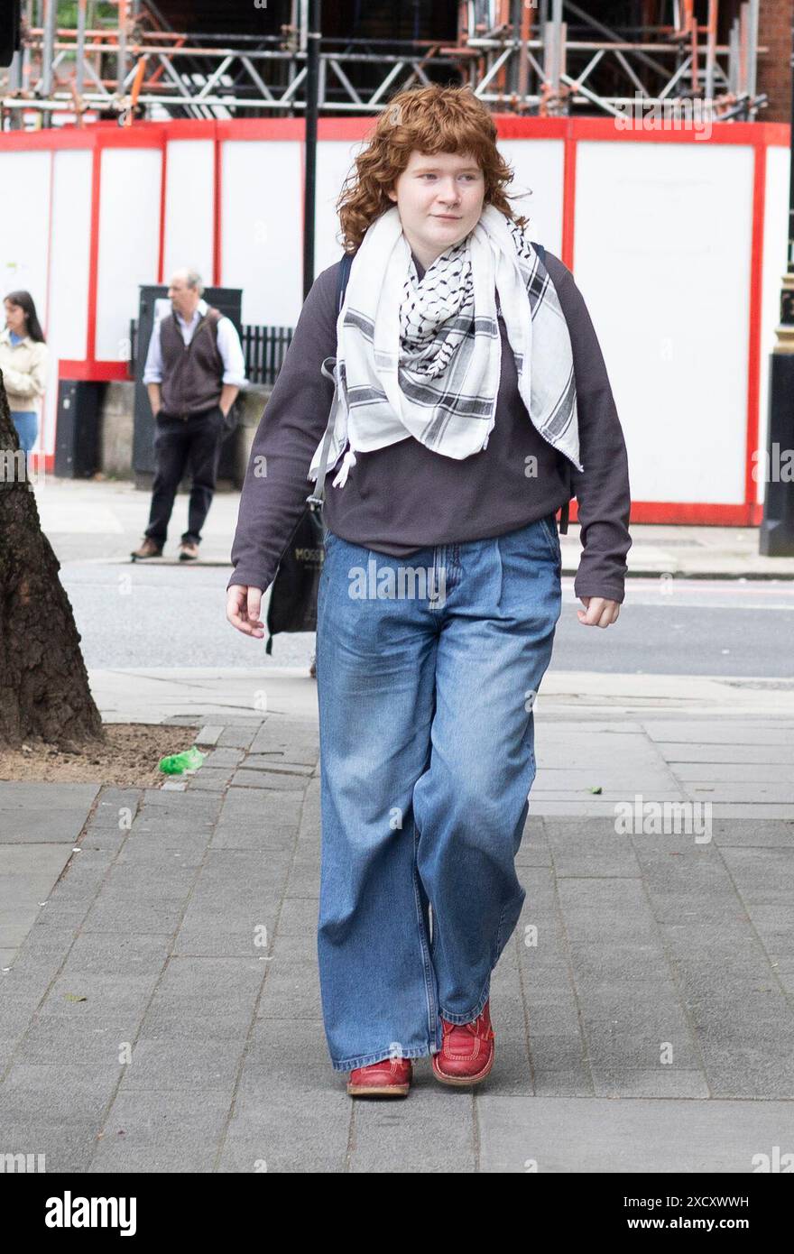 Leonorah Ward arriving at Westminster Magistrates' Court, central ...