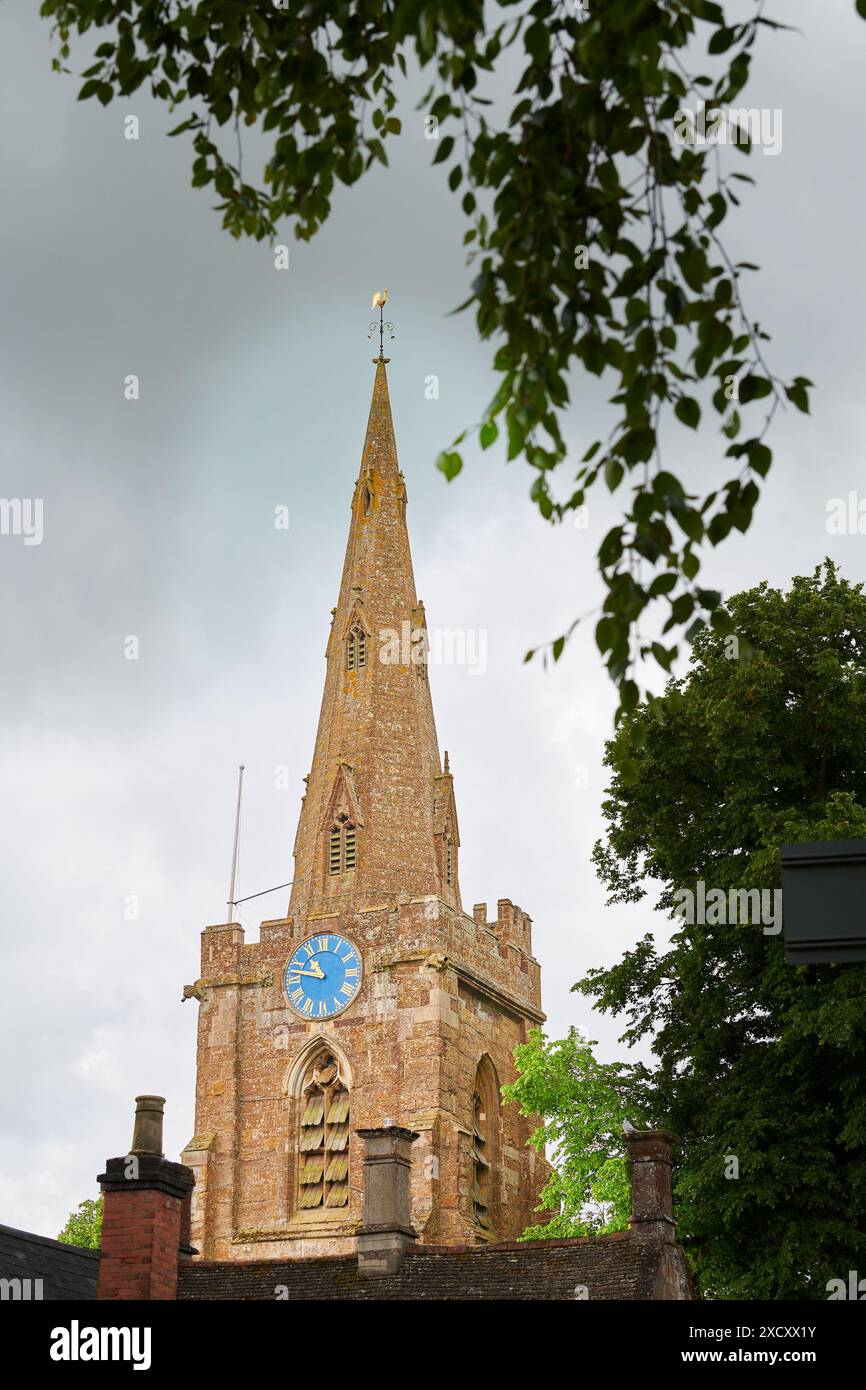 Church with weather vane hi-res stock photography and images - Alamy
