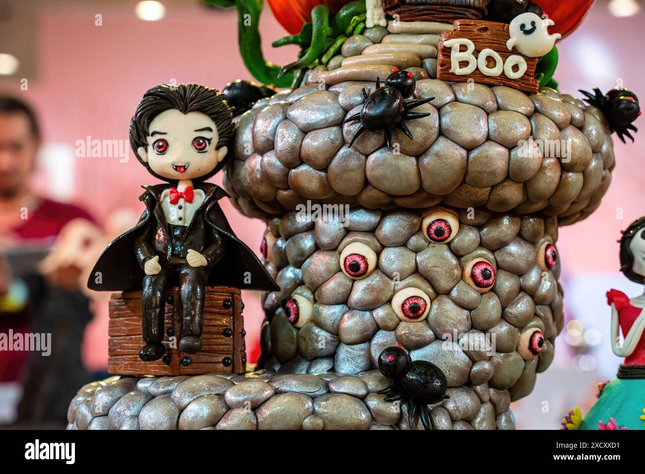 CentralWorld, Bangkok, Thailand - NOV 11, 2023 Lin Thailand Sweet Creation 2023, The sculpted ...