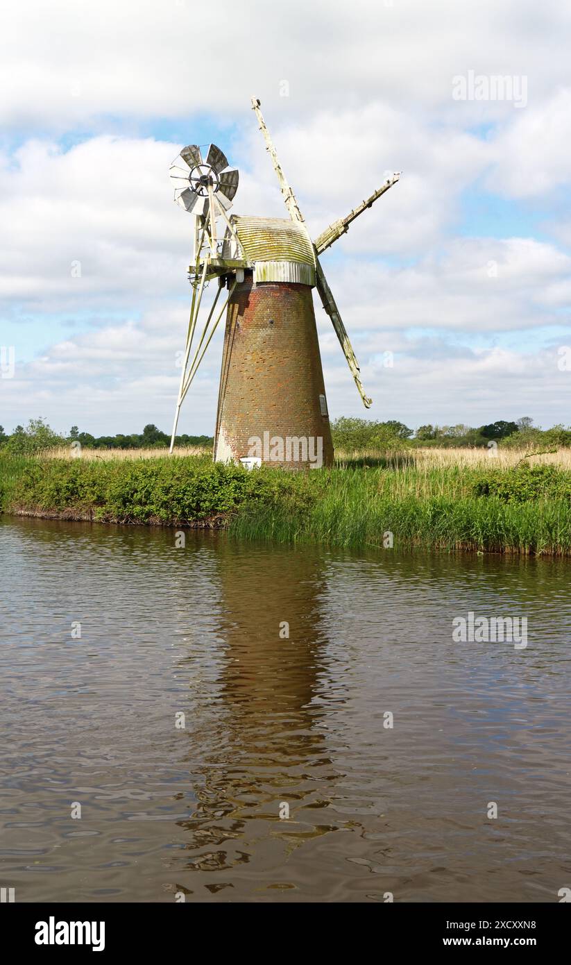 Turf Fen Drainage Mill at Irstead by the River Ant on the Norfolk ...