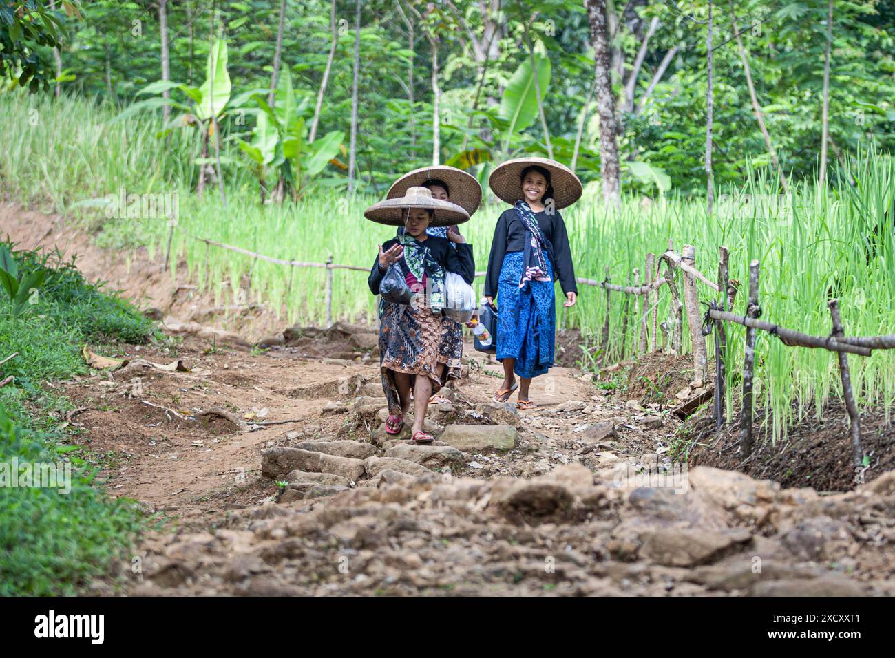 Desa Kanekes, Lebak, Banten, Indonesia - 21 December 2008: visiting ...