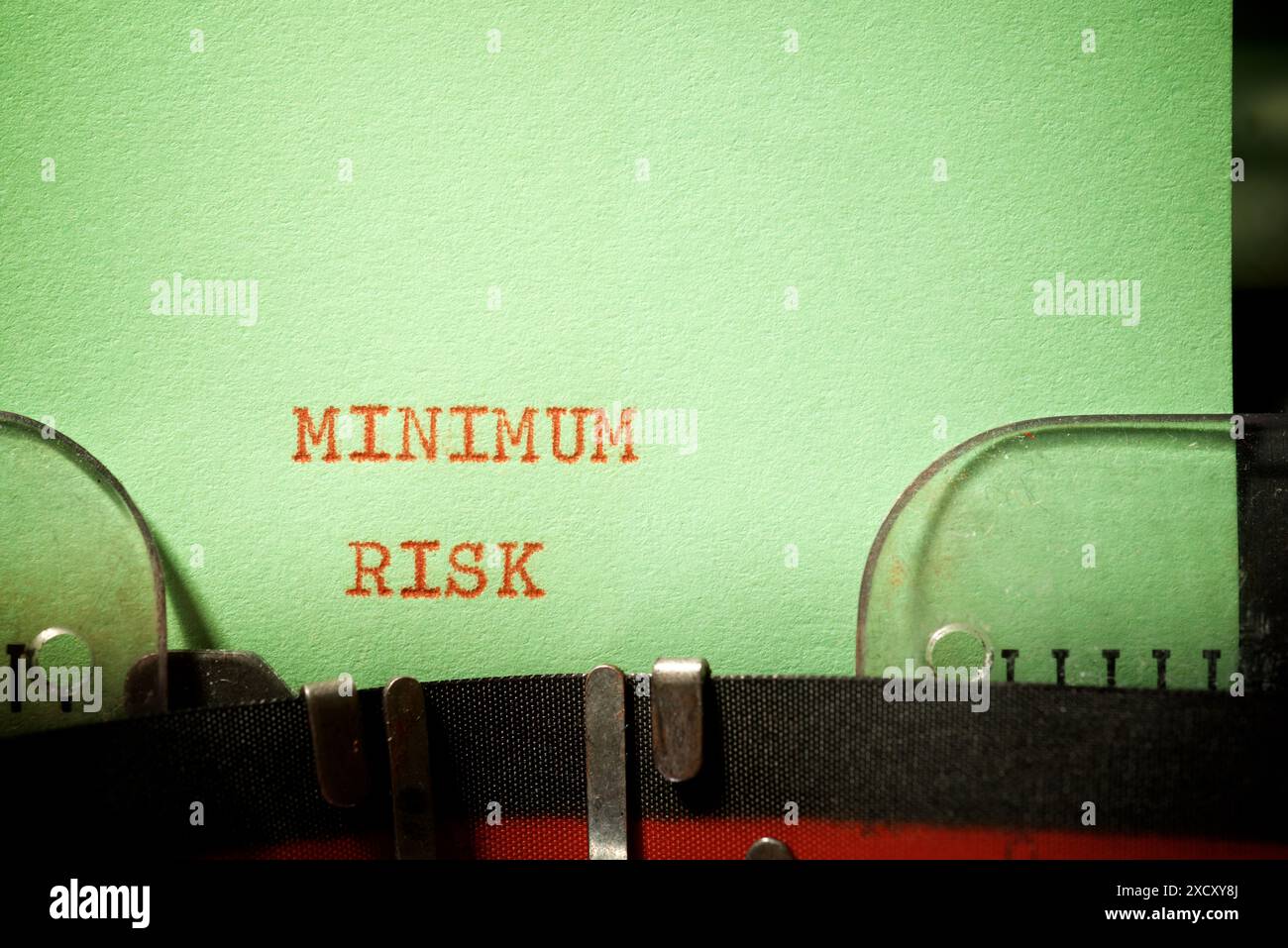 Minimum risk text hi-res stock photography and images - Alamy