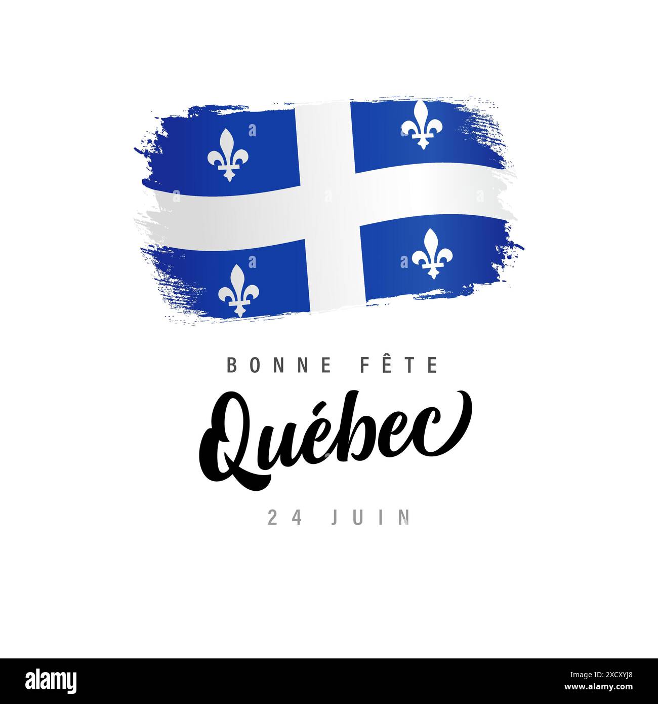 Quebec day creative greetings, translation is - Happy holidays Quebec ...