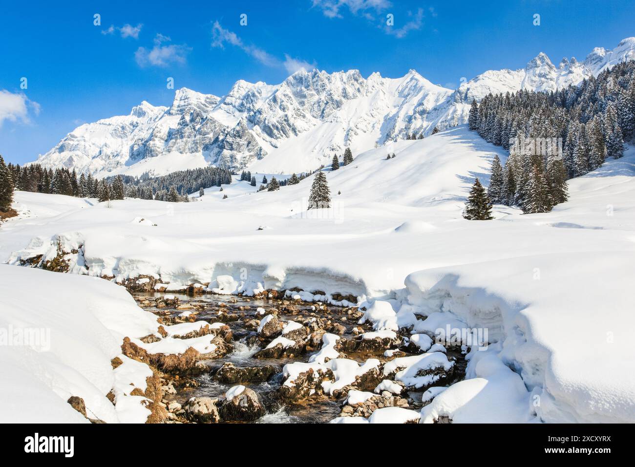 Switzerland europe appenzell santis alpstein hi-res stock photography ...