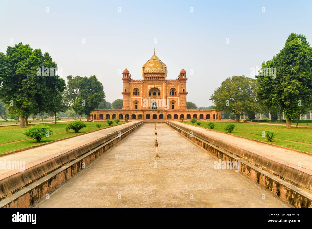 Safdarjung's Tomb in Delhi, India. Beautiful red sandstone mausoleum ...