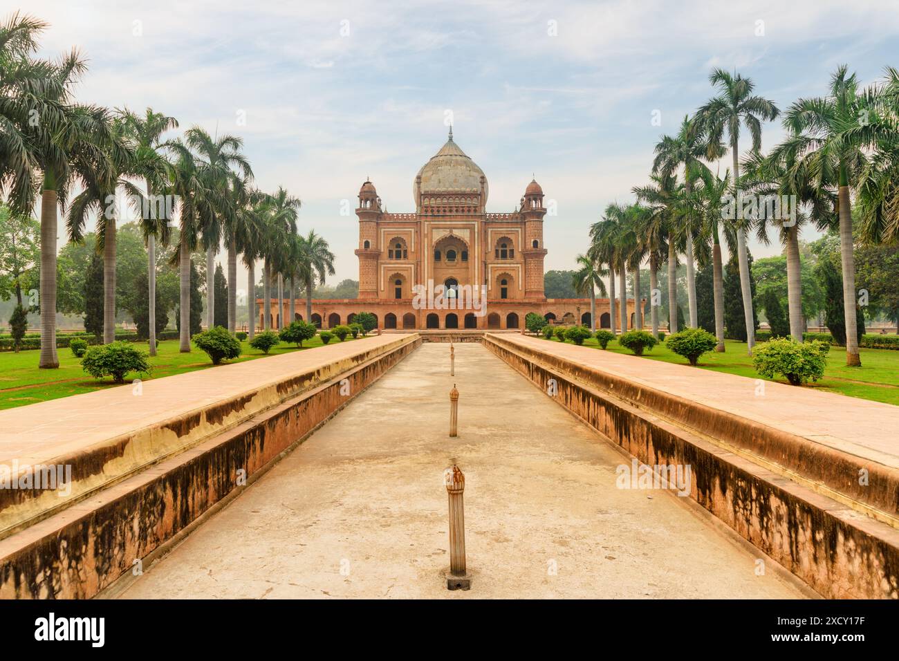 Safdarjung's Tomb in Delhi, India. Beautiful red sandstone mausoleum ...