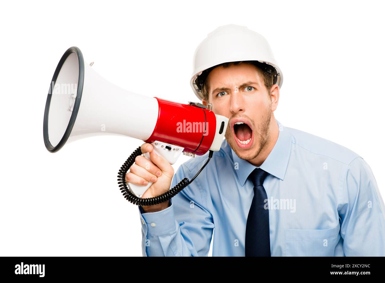Angry architect manager talking hi-res stock photography and images - Alamy