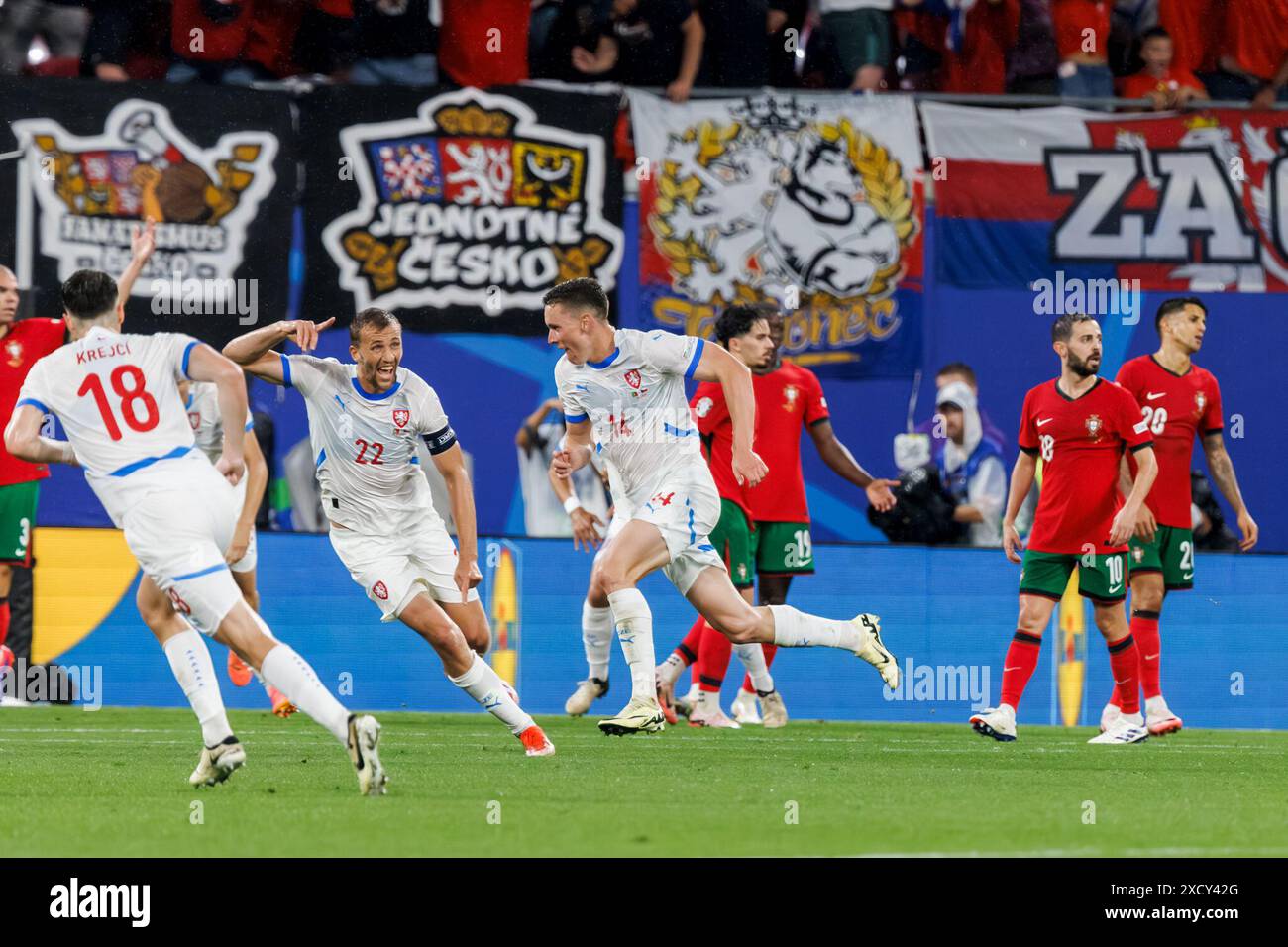 Leipzig, Germany. 18th June, 2024. Lukas Provod of (Czech Republic ...