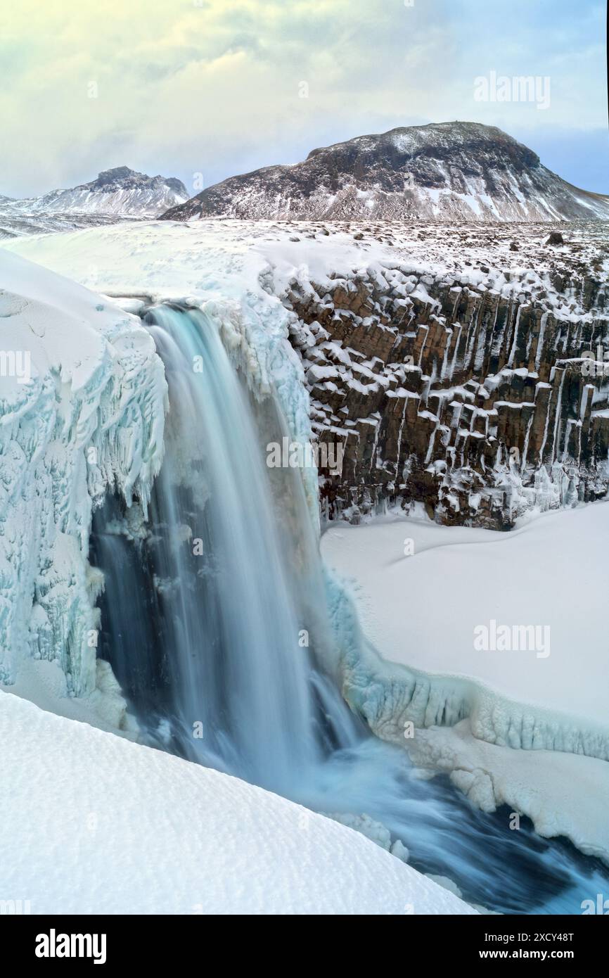 Svodufoss cascade hi-res stock photography and images - Alamy