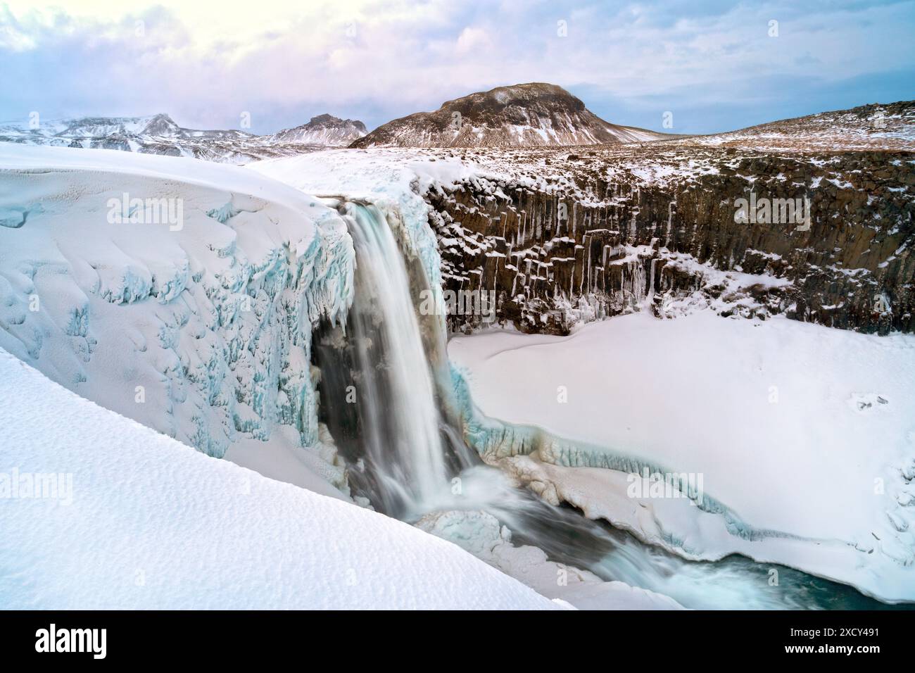 Svodufoss cascade hi-res stock photography and images - Alamy