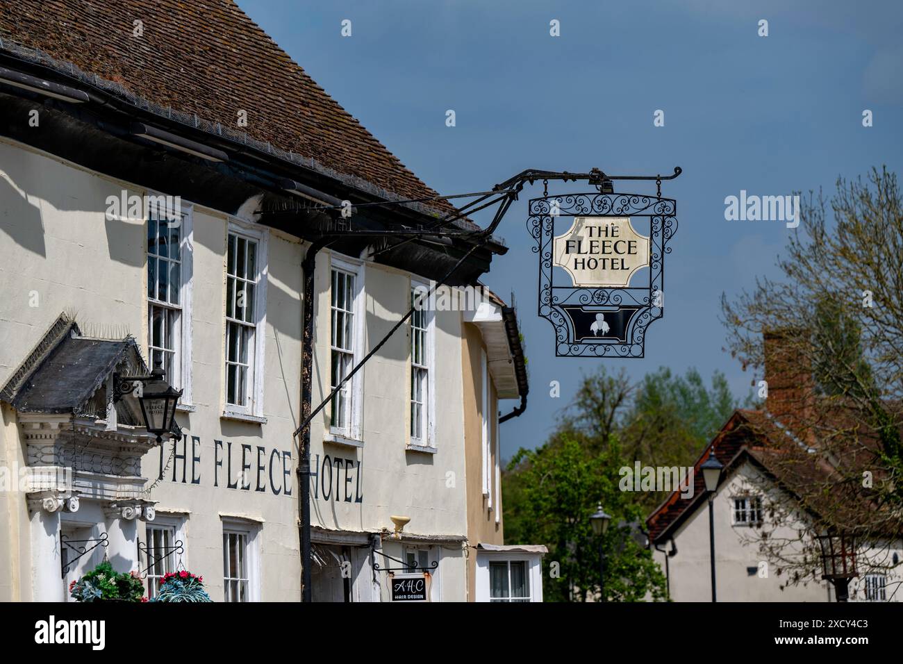 The Fleece hotel Boxford Suffolk England Stock Photo - Alamy