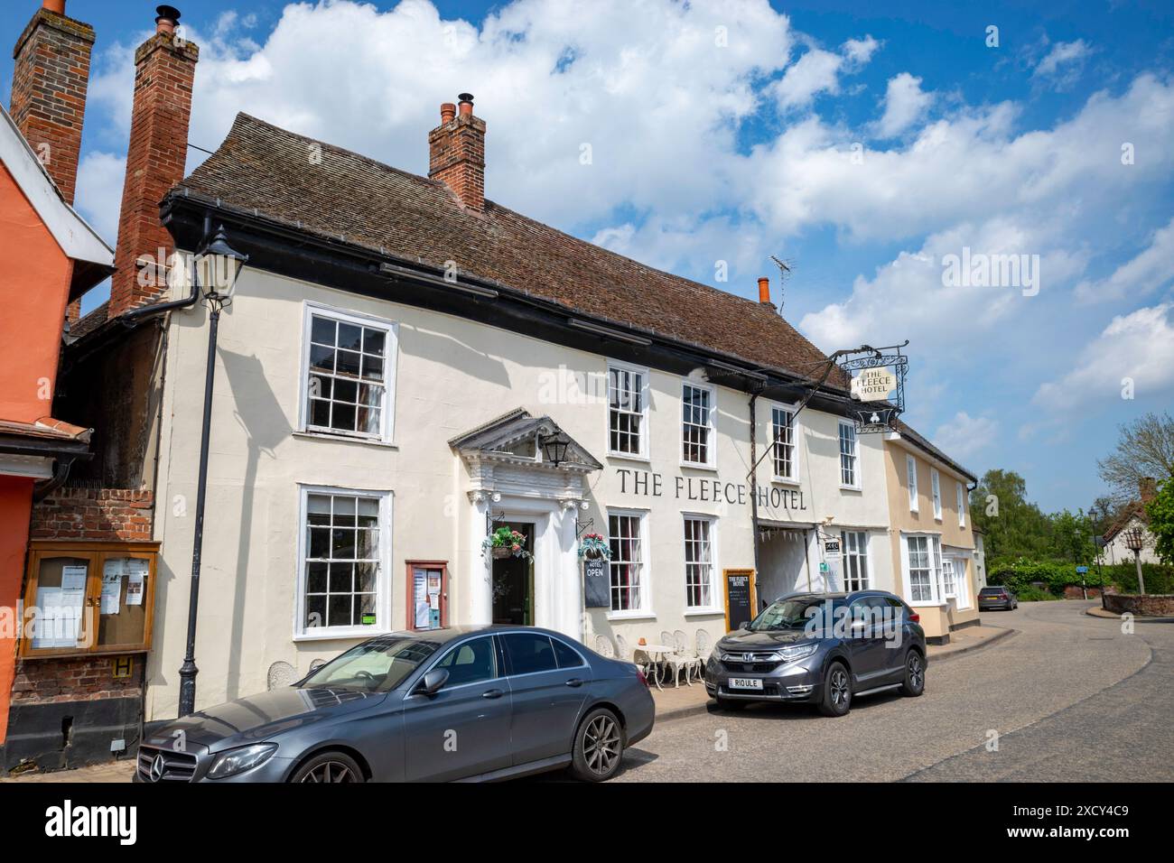 The Fleece hotel Boxford Suffolk England Stock Photo - Alamy