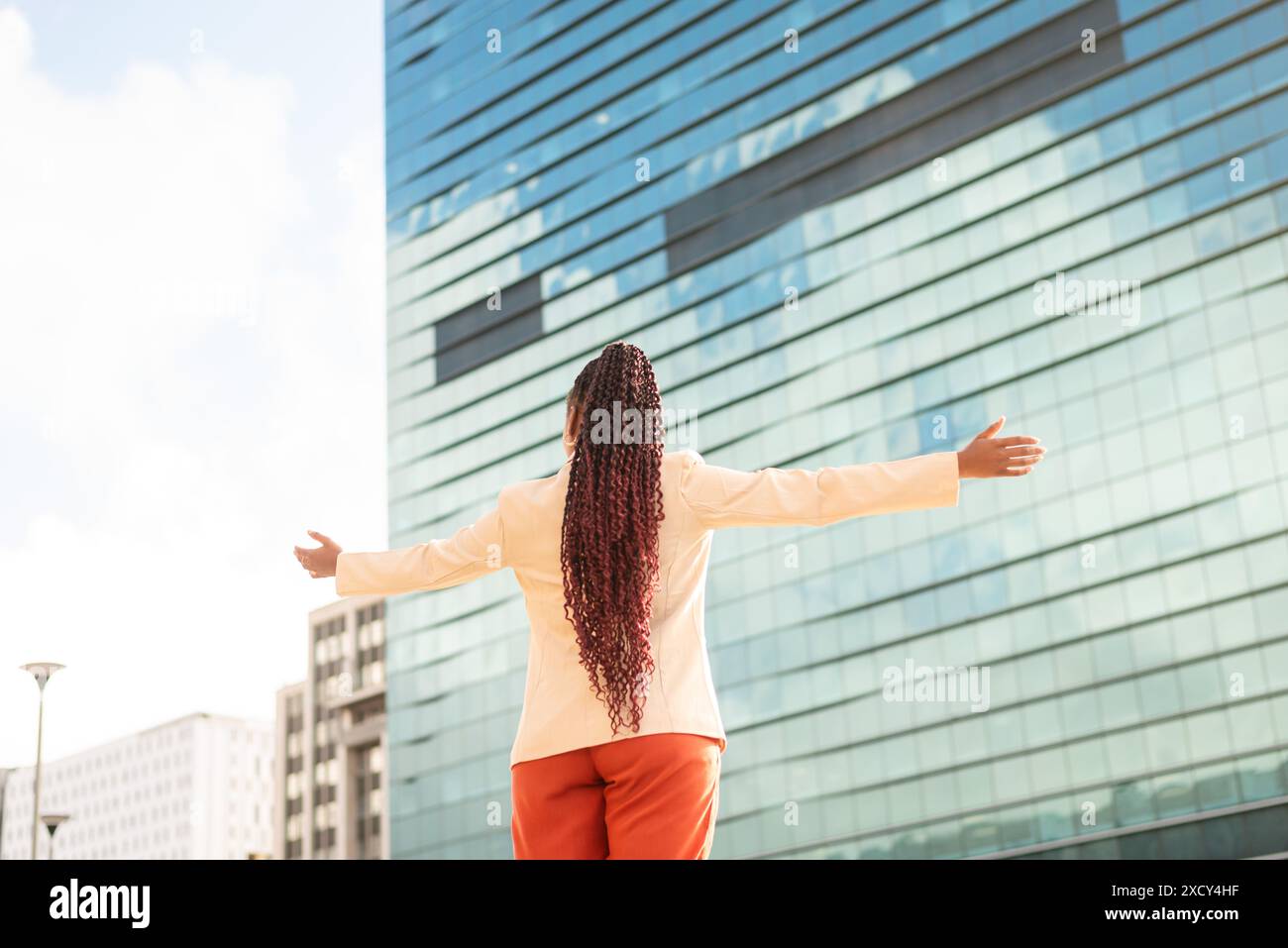 Empowered businesswoman hi-res stock photography and images - Alamy
