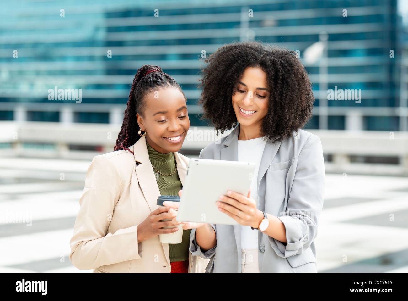 Successful business partners collaborating hi-res stock photography and ...