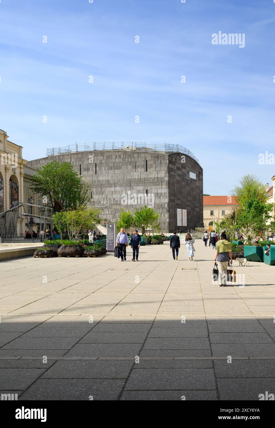 Vienna, Austria - mumok Museum of Modern Art by Ortner & Ortner, under ...