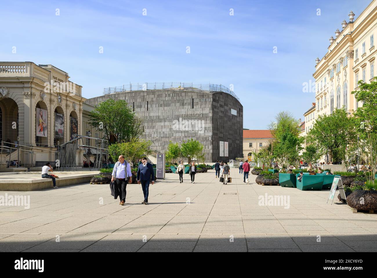 Vienna, Austria - mumok Museum of Modern Art by Ortner & Ortner, under ...