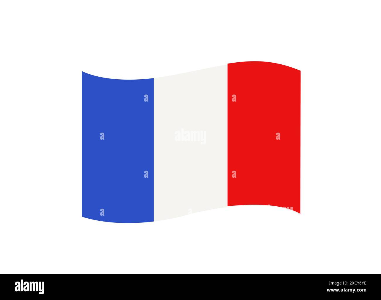 French flag vector illustration Stock Vector Image & Art - Alamy