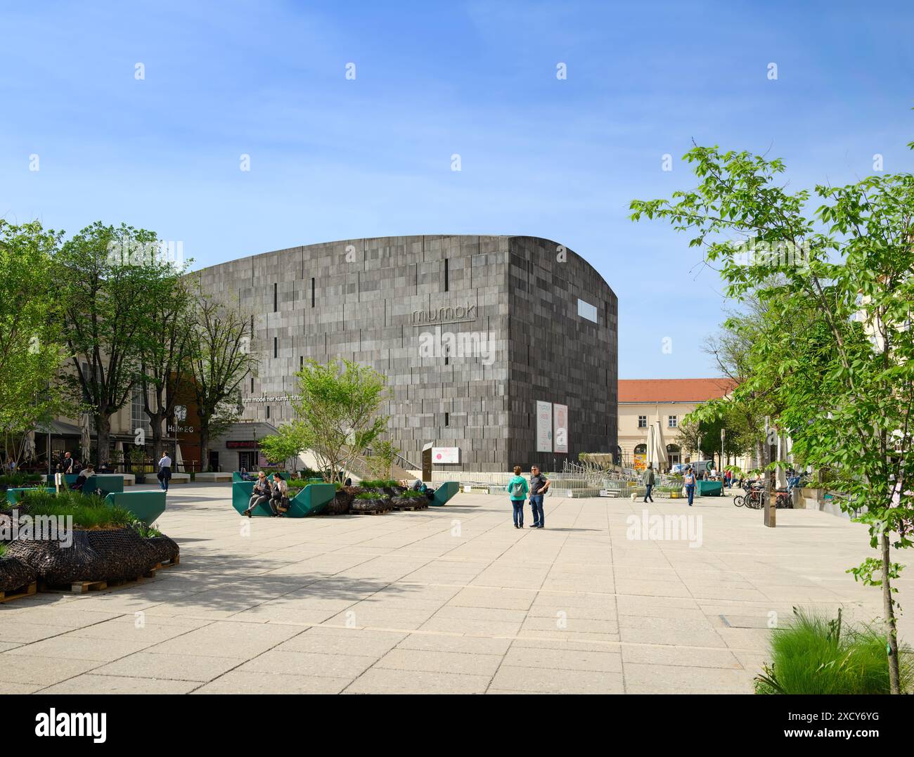 Vienna, Austria - mumok Museum of Modern Art by Ortner & Ortner Stock ...