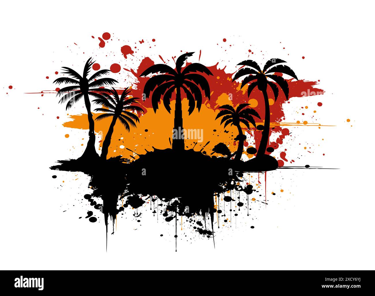 palm tree image vector illustration Stock Vector Image & Art - Alamy