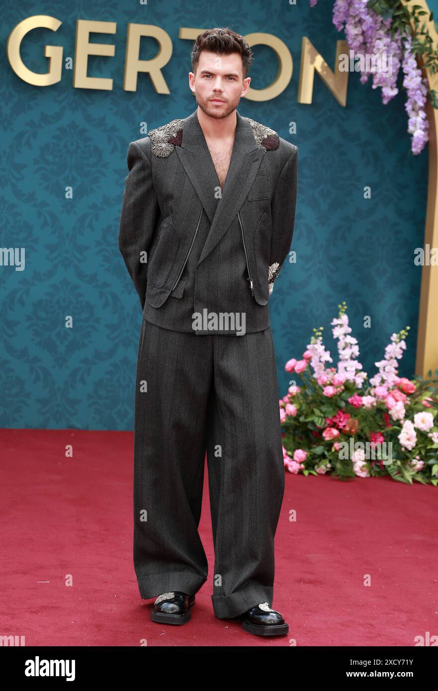 Luke Newton attends the special screening of "Bridgerton" Season 3 ...