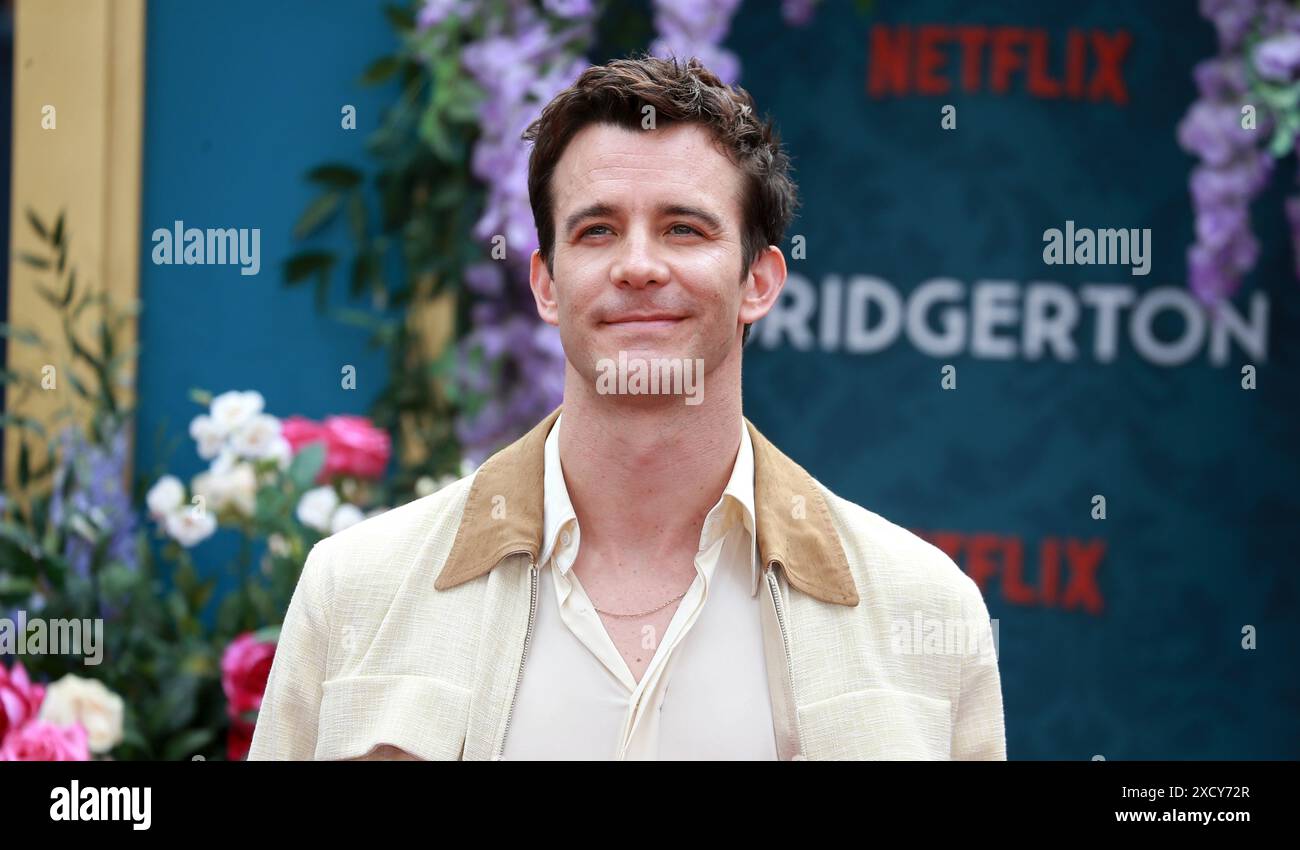 Luke Thompson attends the special screening of "Bridgerton" Season 3 ...