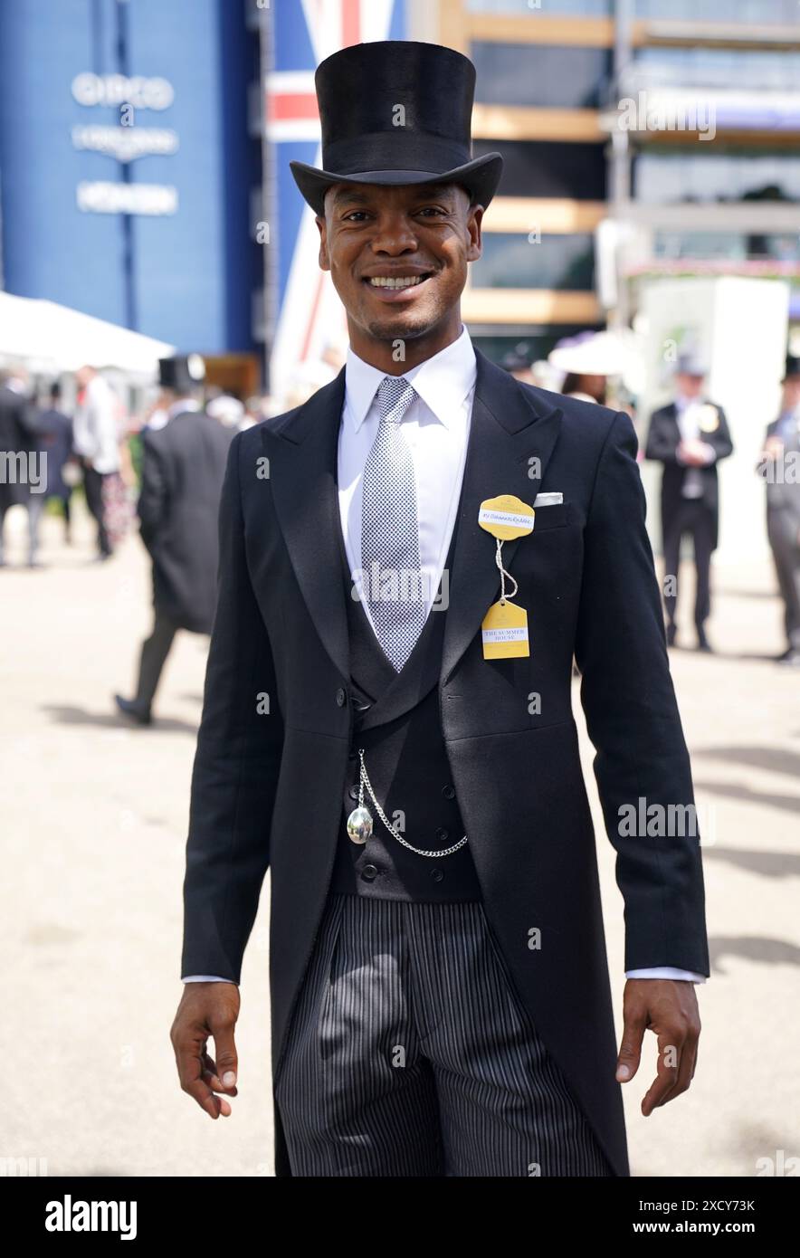 Johannes Radebe during day two of Royal Ascot at Ascot Racecourse ...