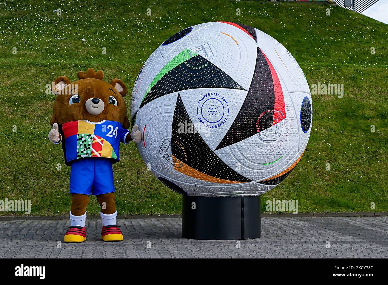 Düsseldorf, Germany, June 17th 2024: UEFA EURO 2024 official mascot ...