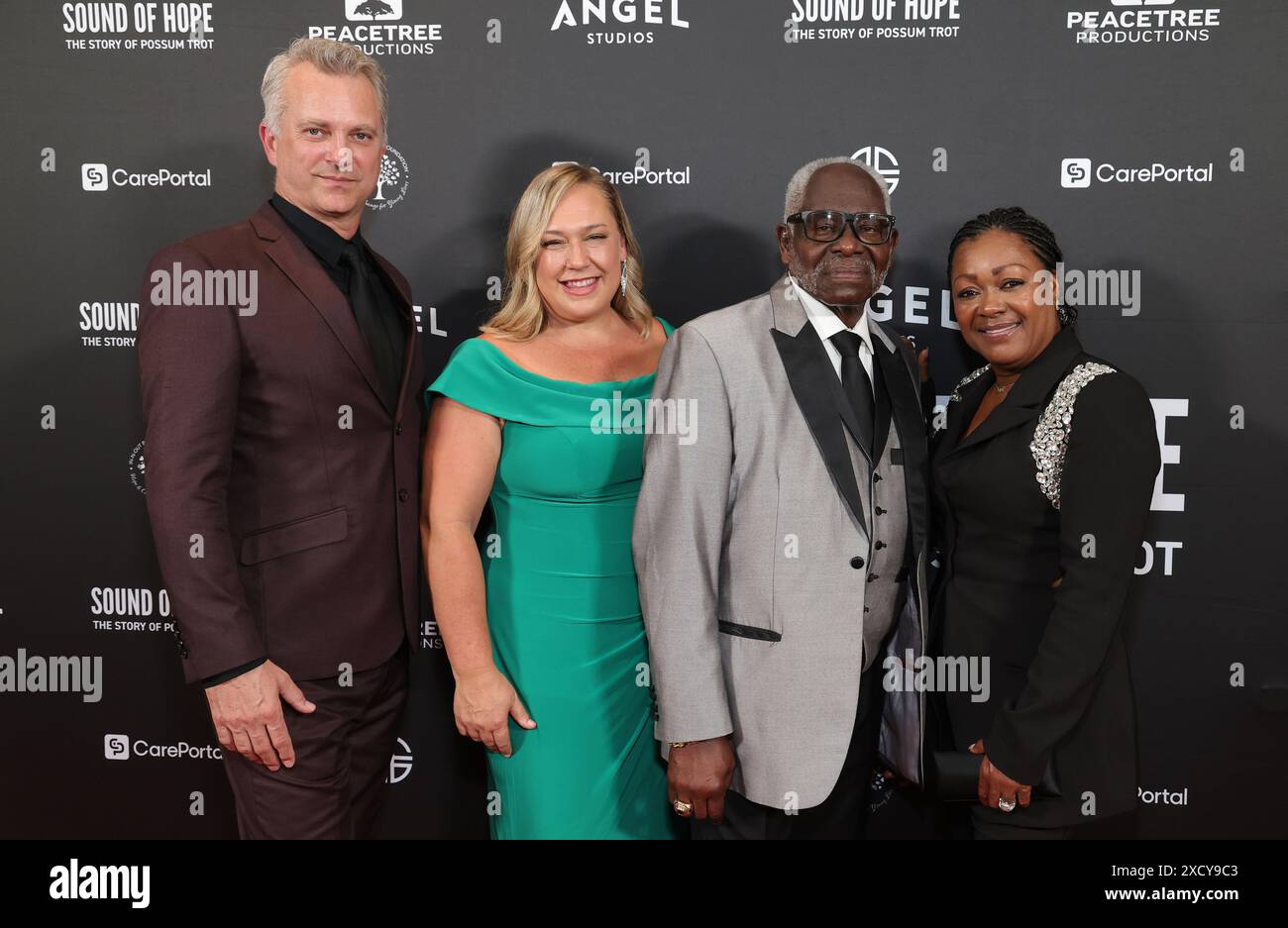 Los Angeles, Ca. 18th June, 2024. Josh Weigel, Rebekah Weigel, Bishop ...